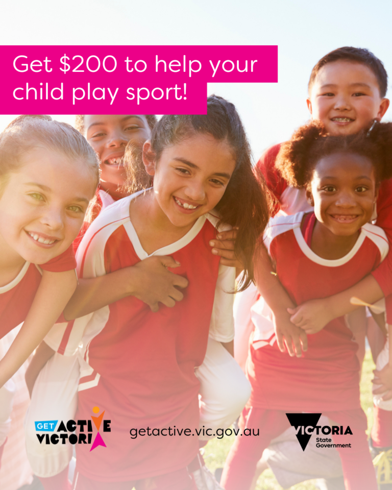 Get Active Kids Voucher Program is now open – Regional Sport Victoria